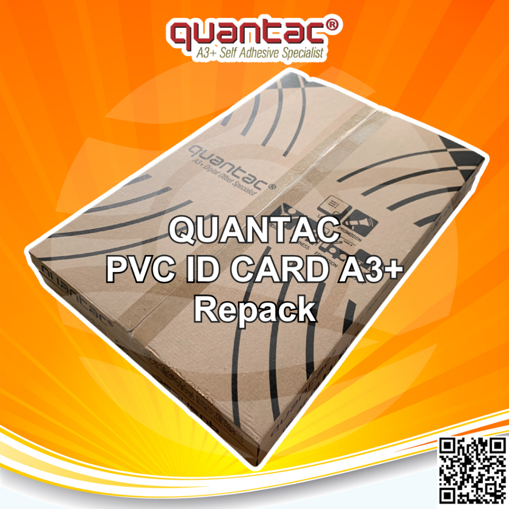 Jual Quantac PVC ID Card Print Laser Toner A3+ ID Card 3 Layers Layers ...