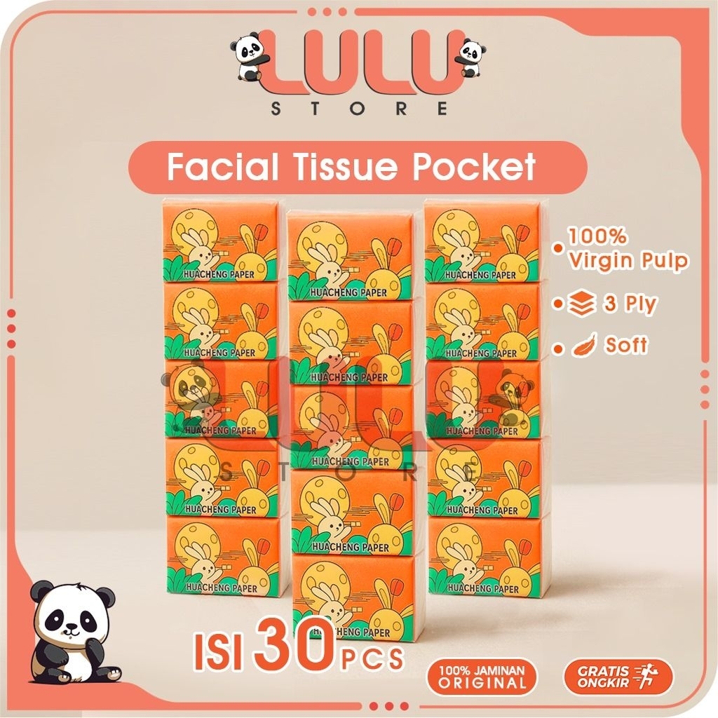 Jual Paket 30 Pcs - Tisu Saku Mini 7 Sheets 3 Ply - Tisu Wajah / Tisu Pocket Mini / Tisu Saku ...