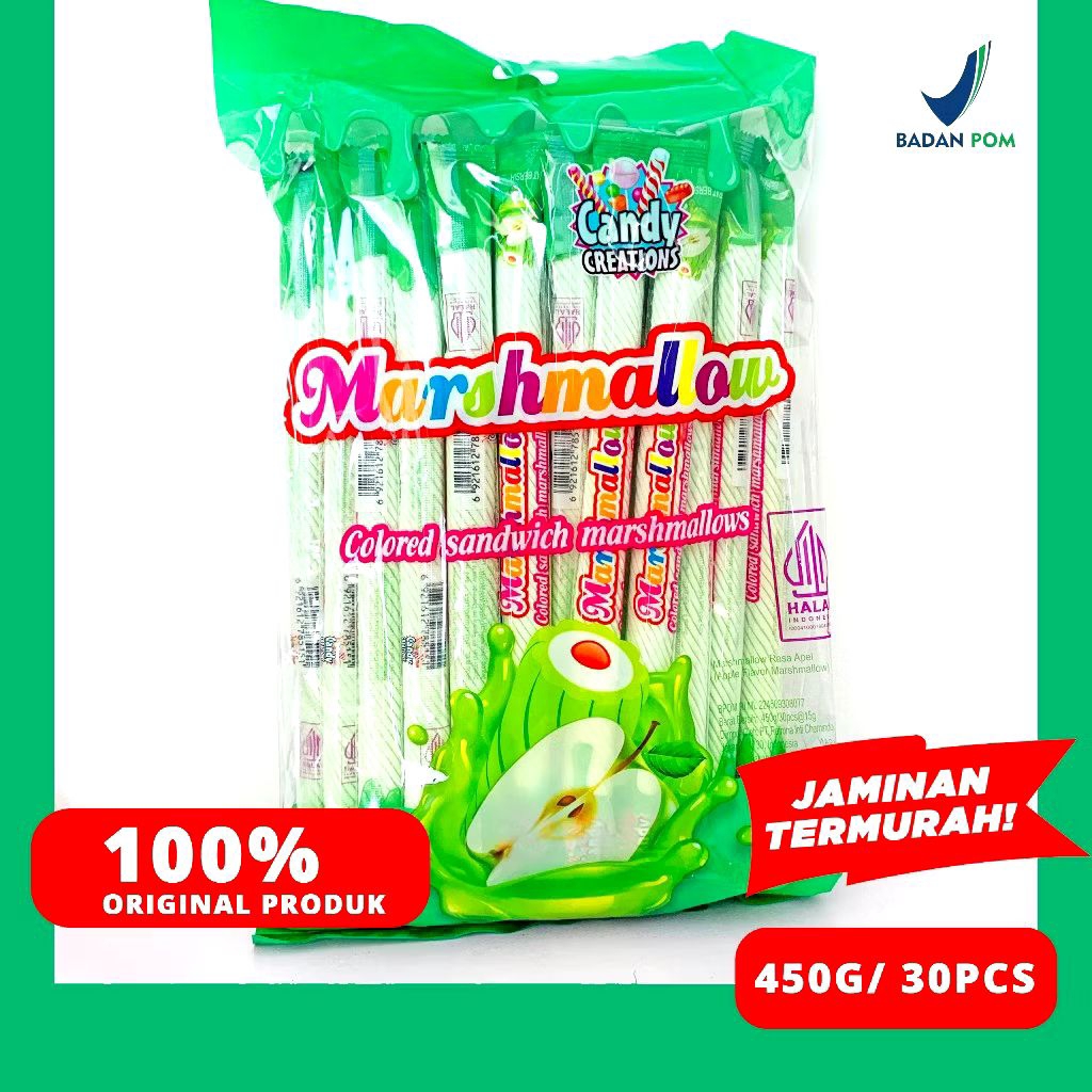 Jual Marshmallow Panjang Pak isi 30 pcs | Shopee Indonesia