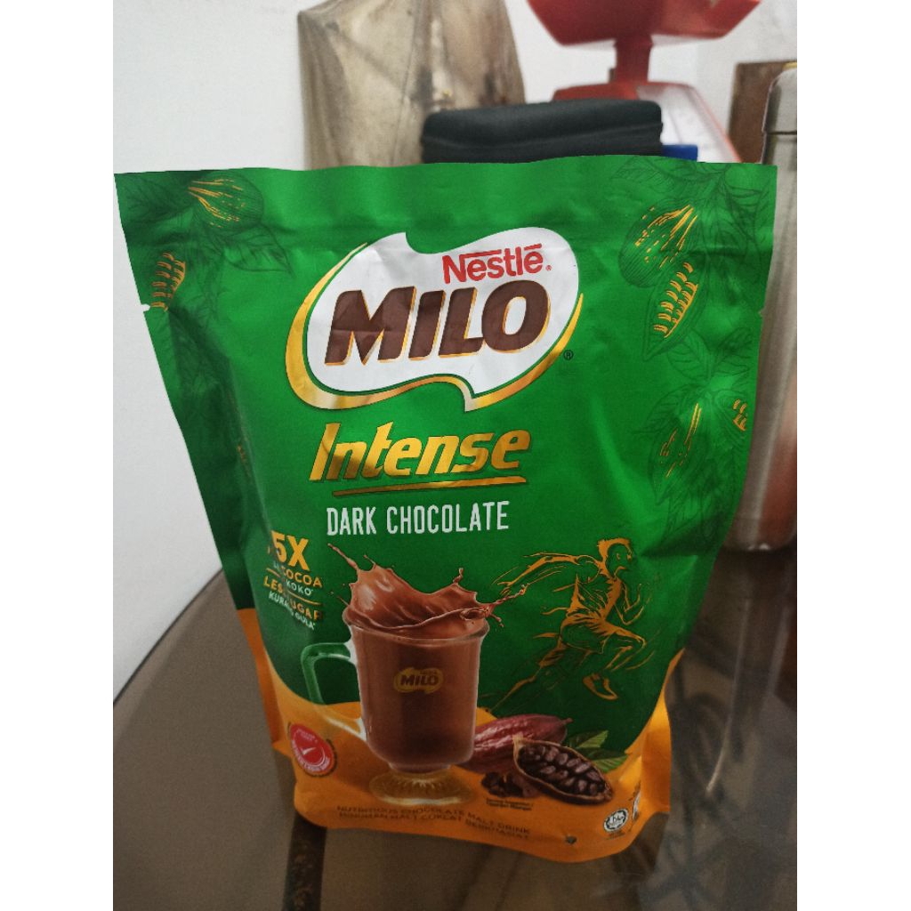 Jual MILO DARK CHOCOLATE INTENSE LESS SUGAR | Shopee Indonesia