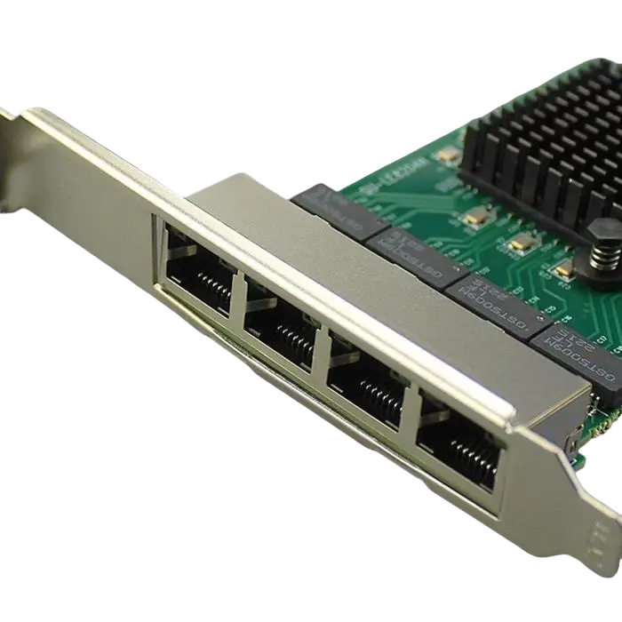 Jual Netline PCI Express LAN Gigabit Ethernet 4 Port 10/100/1000 PCIe ...