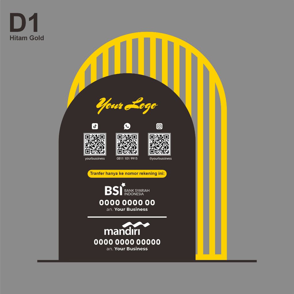 Jual STAND AKRILIK BARCODE ( SIGN BARCODE ) | Shopee Indonesia
