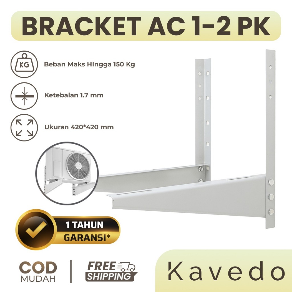 Jual Bracket Siku AC Kokoh 1-2PK Suitable Outdoor Besi Kokoh | Shopee ...
