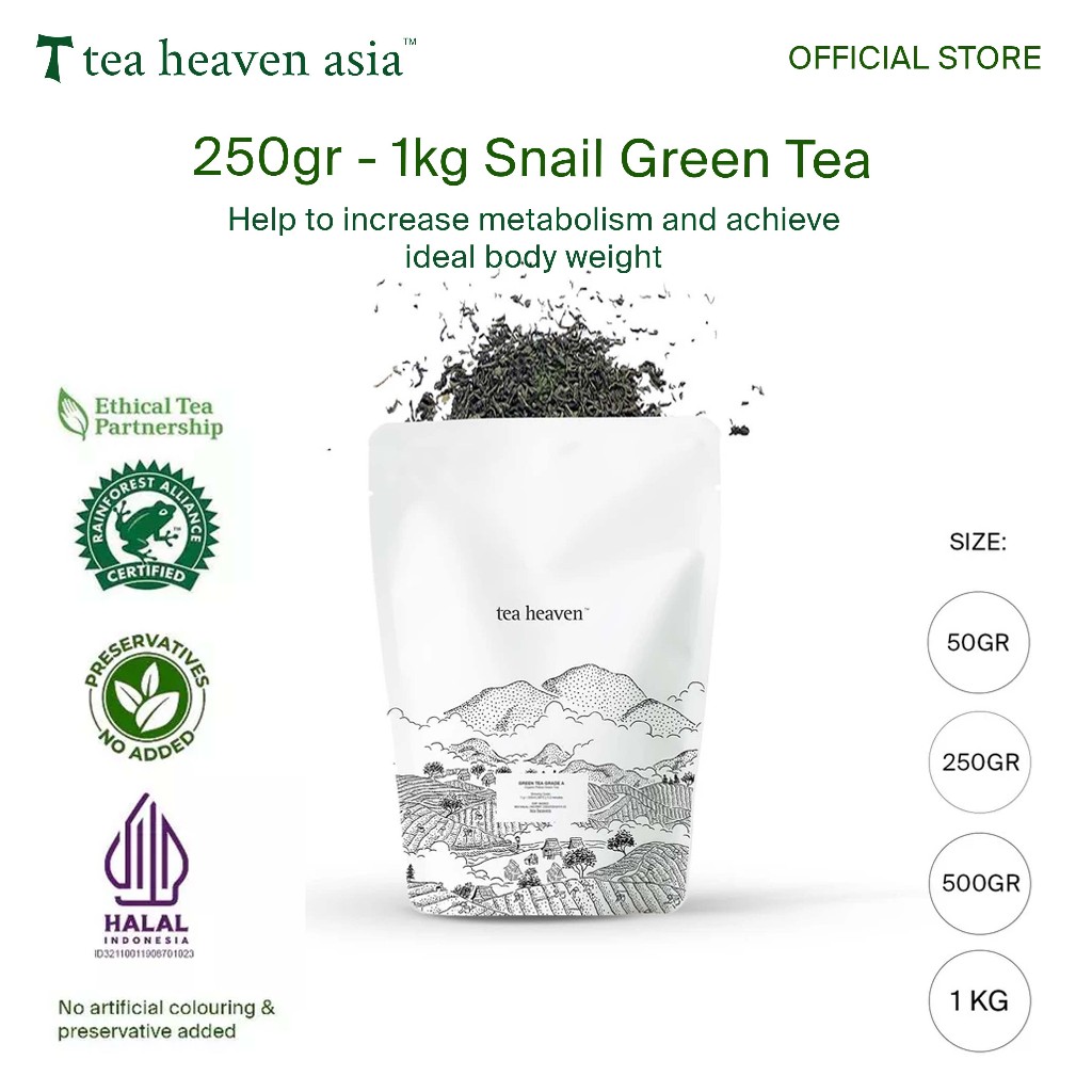 Jual Tea Heaven Snail Detox Premium Green Tea | Shopee Indonesia
