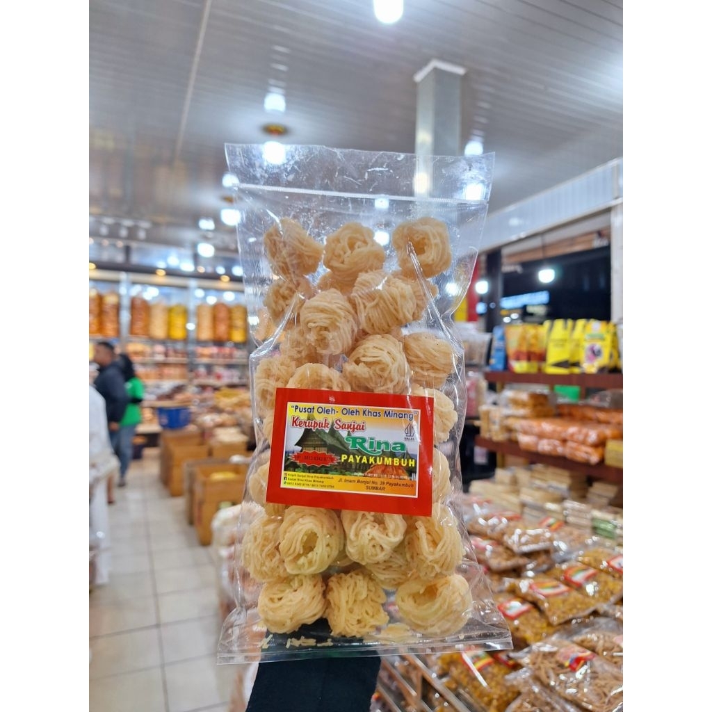 Jual DAKAK - DAKAK ORIGINAL 250gr SANJAI RINA PAYAKUMBUH | Shopee Indonesia