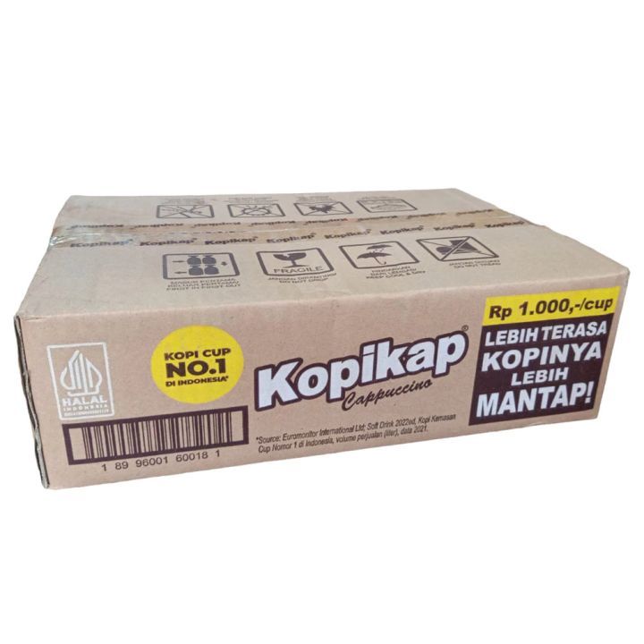 Jual KOPIKAP JUMBO 200ML DUS ( 24 GELAS ) | Shopee Indonesia