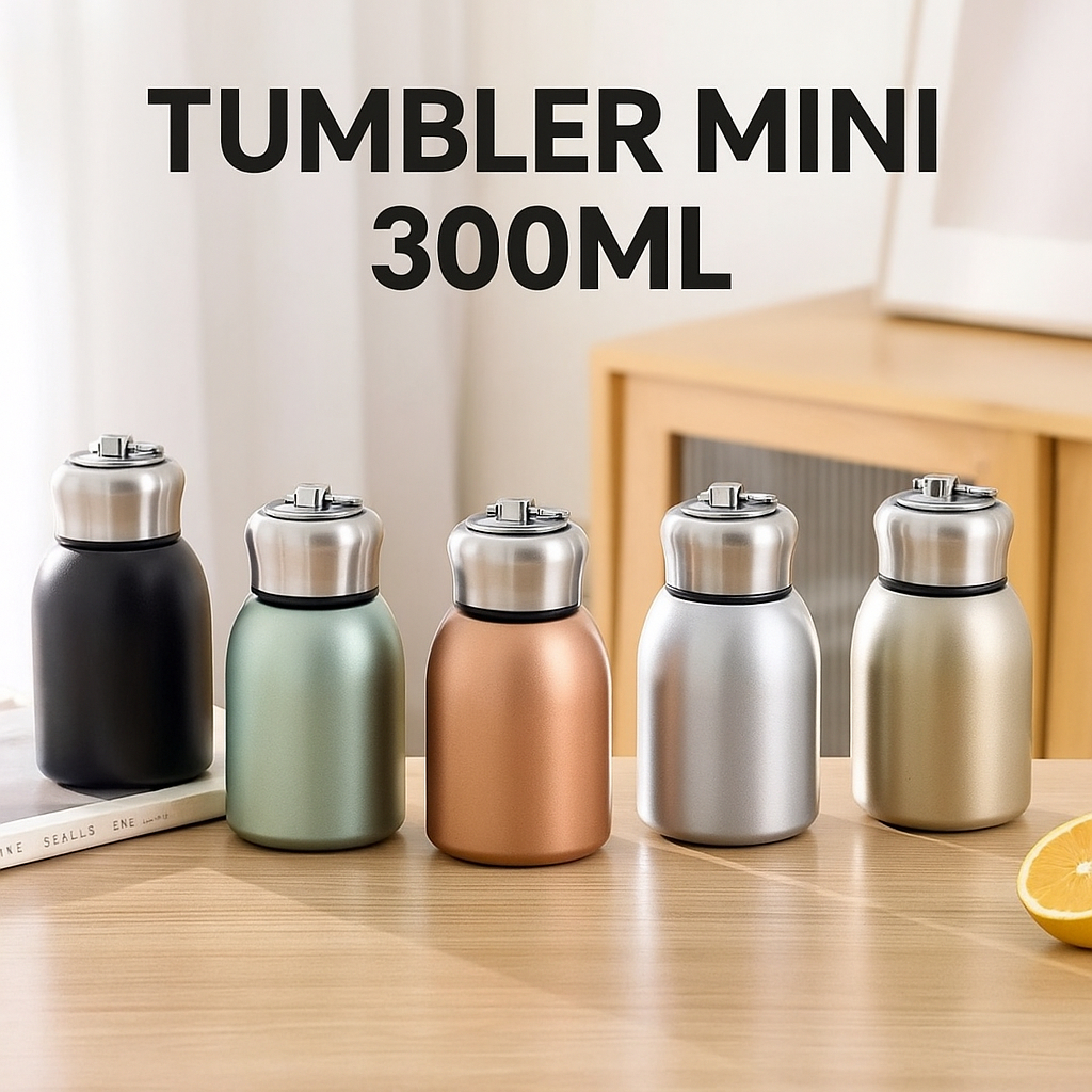 Jual TUMBLER MINI coffe 300ml botol air minum koi stainles Mug Mini ...
