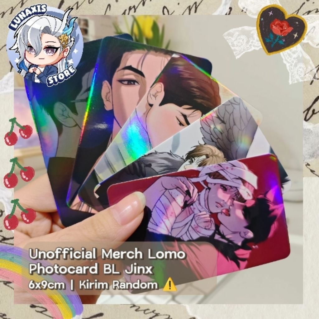 Jual (MINIMAL 5PCS/RANDOM) Merch Photocard Lomo Korean BL Manhwa Jinx ...