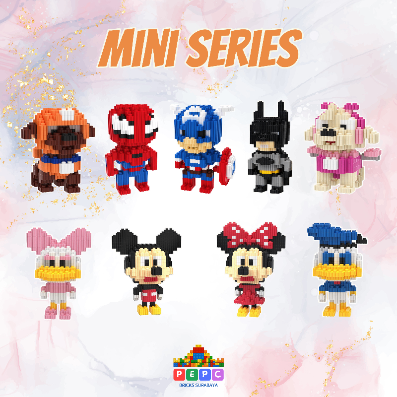 Jual PEPC Toys Nano Blocks Mini Karakter Disney 3D Bricks Balok Susun ...