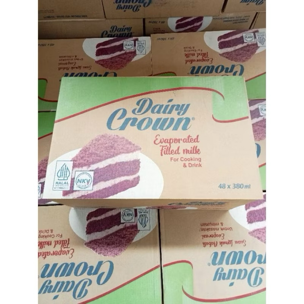 Jual Dairy Crown Evaporasi 380ml (1 Dus isi 48pcs) | Shopee Indonesia