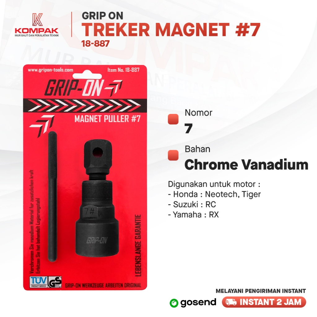 Jual treker magnet no 7 grip on treker magnet neo tech mega pro primus ...