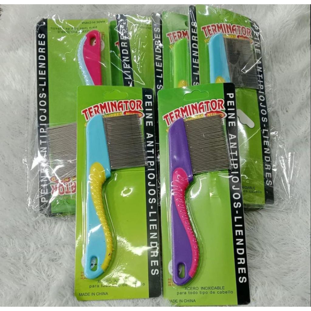 Jual sisir serit kutu dan ketombe stainless isi 12 pcs | Shopee Indonesia
