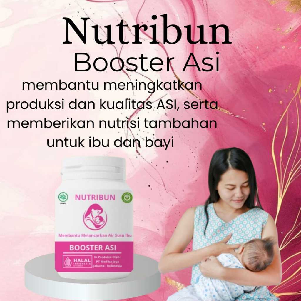 Jual Nutribun Asi Booster Dari Herbal Dan Untuk Pelancar Asi Isi 30 ...