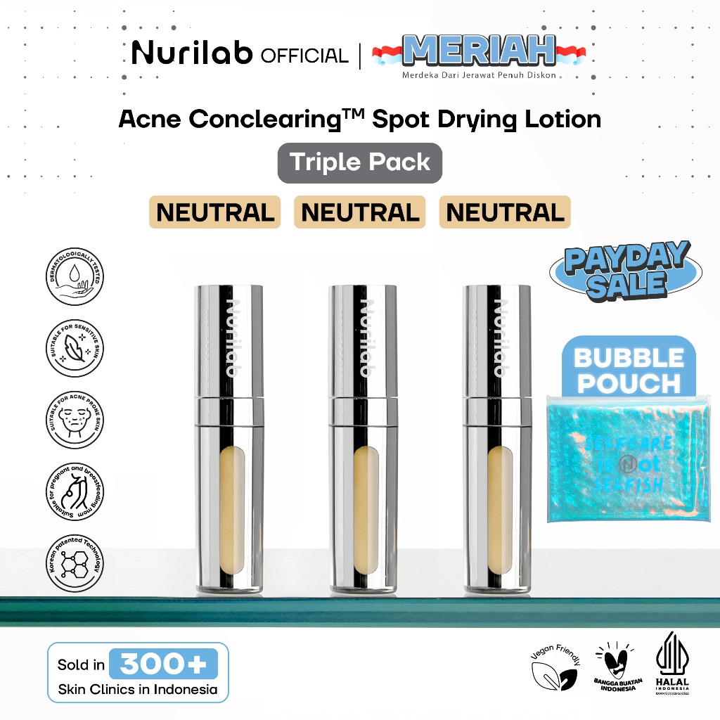 Jual Nurilab - [Triple Pack] Acne ConclearingTM Spot Drying Lotion 2.5g ...