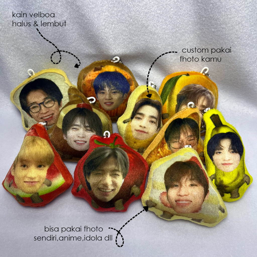 Jual custom gantungan kunci boneka cat meme dudul / custom plushie ...