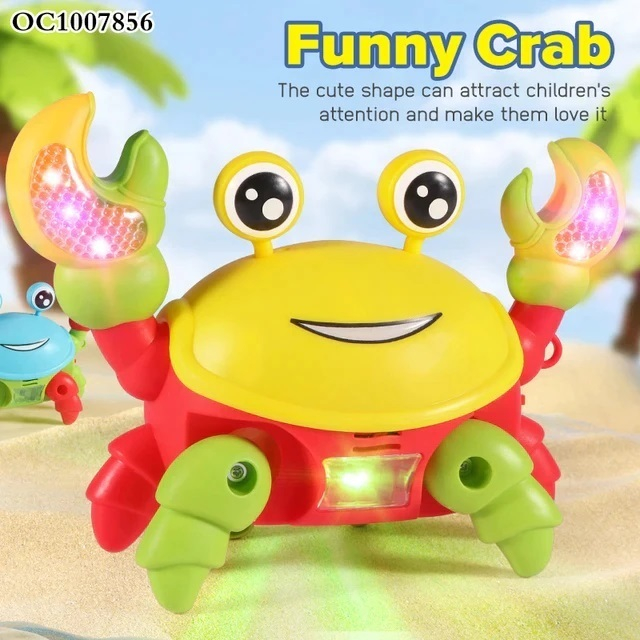Jual Mainan Anak Robot Kepiting berjalan Murah dengan Suara dan ...