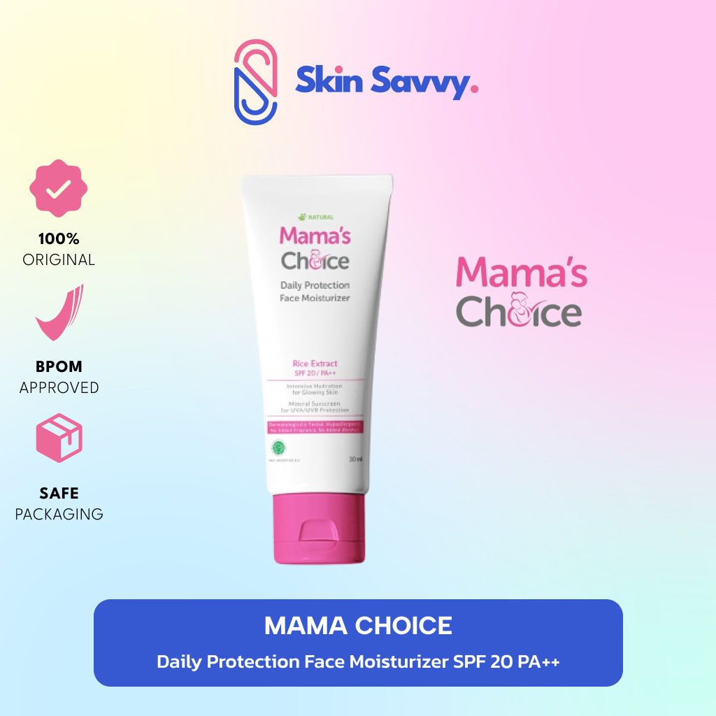 Jual Mama's Choice Daily Protection Face Moisturizer SPF 20 PA++ ...