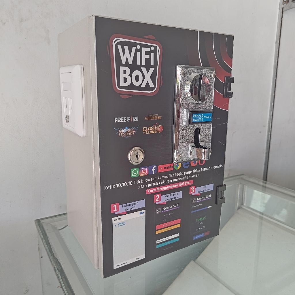 Jual Wifi Box sistem Koin & Voucher | Shopee Indonesia