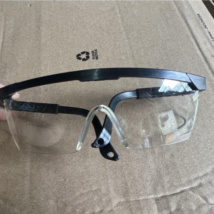 Jual Kacamata Las Bening Petak Putih Welding Safety Glasses Bening Kaca ...