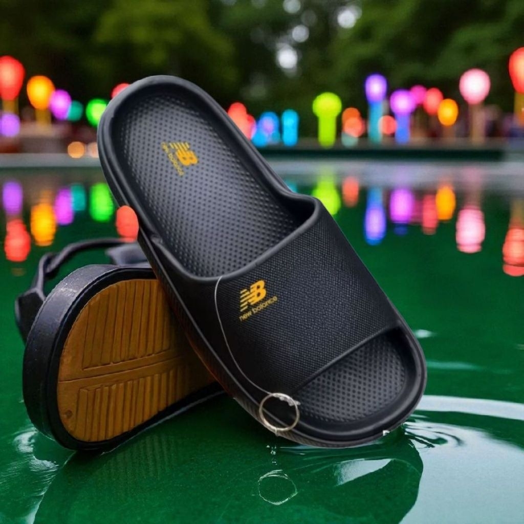 Jual SAMDAL SLOP SLIDE SLOP PRIA SANDAL NB ORIGINAL EVA PAILON | Shopee ...