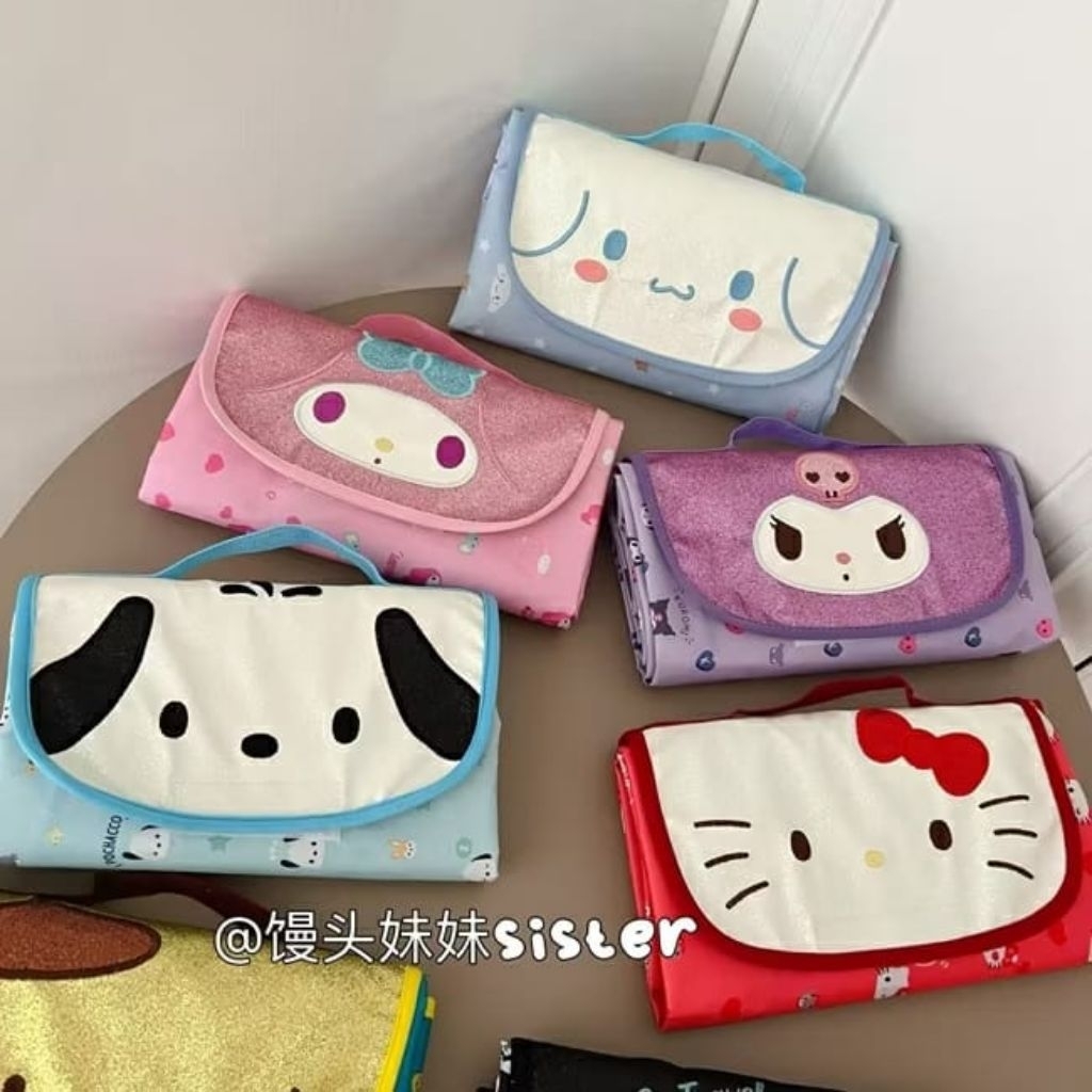 Jual Tikar Piknik Kuromi Cinnamoroll My Melody Alas Piknik Lipat Sanrio ...