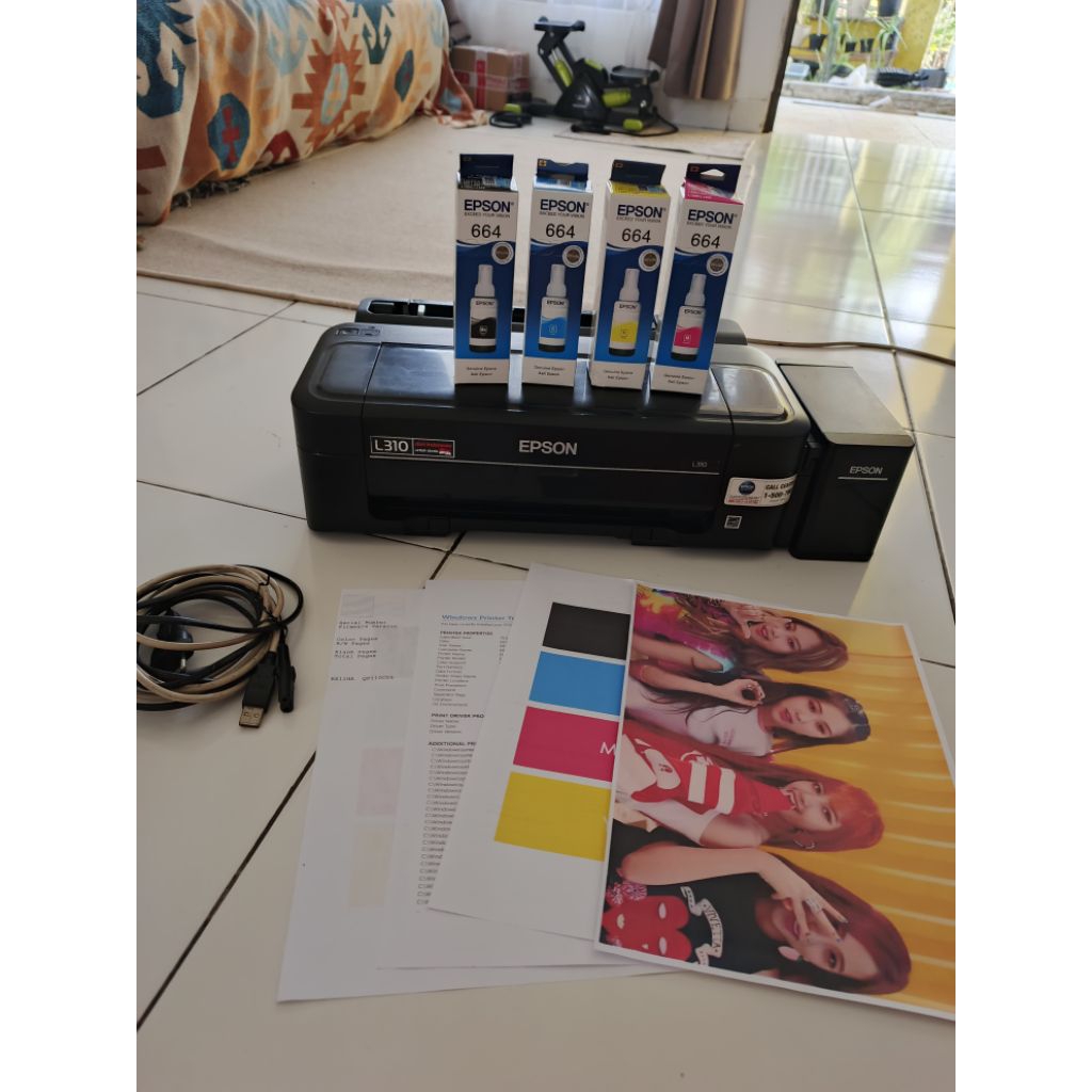 Jual Printer Epson L310 bekas / second normal full nozzle siap pakai ...