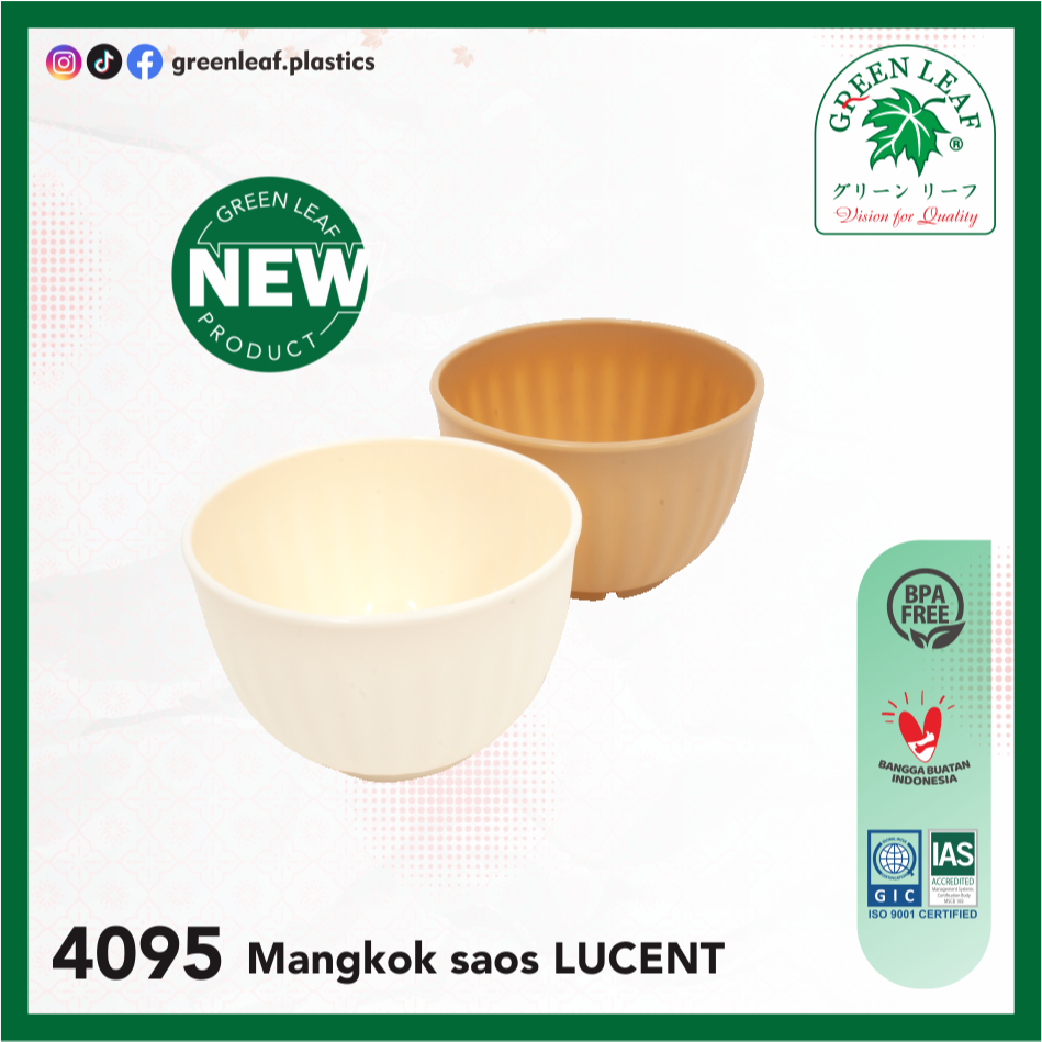 Jual GREEN LEAF Mangkok Saos LUCENT (4095) | Shopee Indonesia