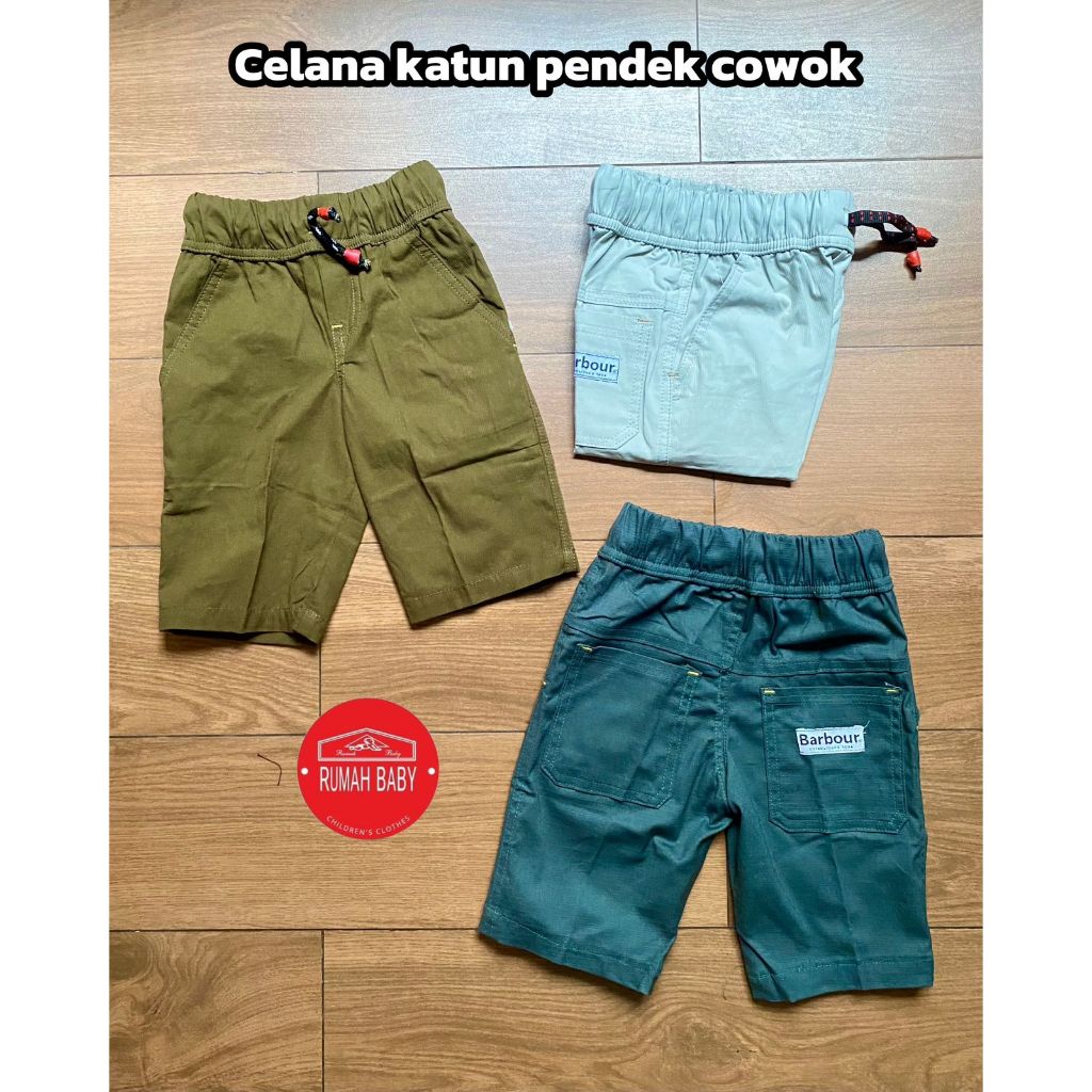 Jual Celana pendek katun anak laki laki 2 sampai 12 tahun | Shopee ...