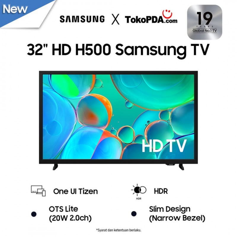 Jual Samsung Smart TV 32 Inch 2025 HD H5000 UA32HE50EFKLXD Garansi ...