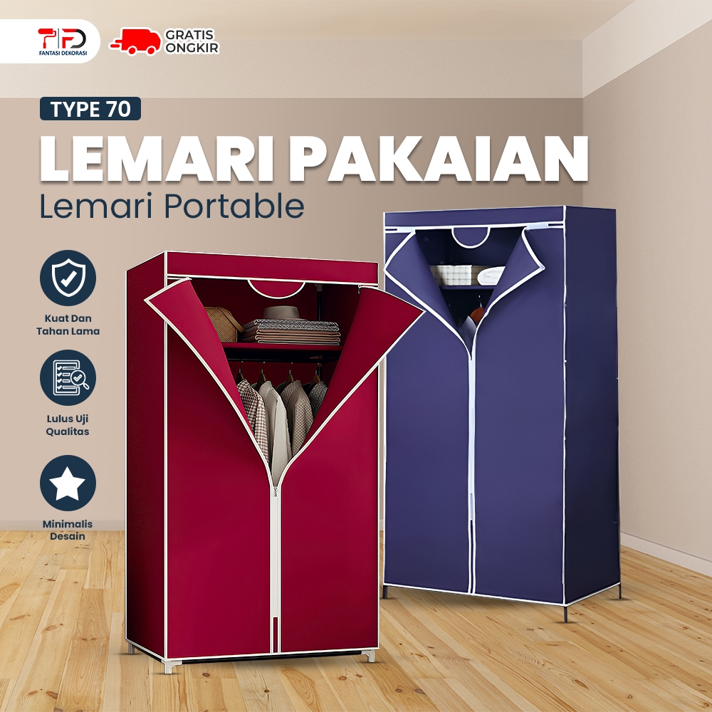 Jual Lemari serbaguna kain Lemari gantungan Lemari portable Lemari ...