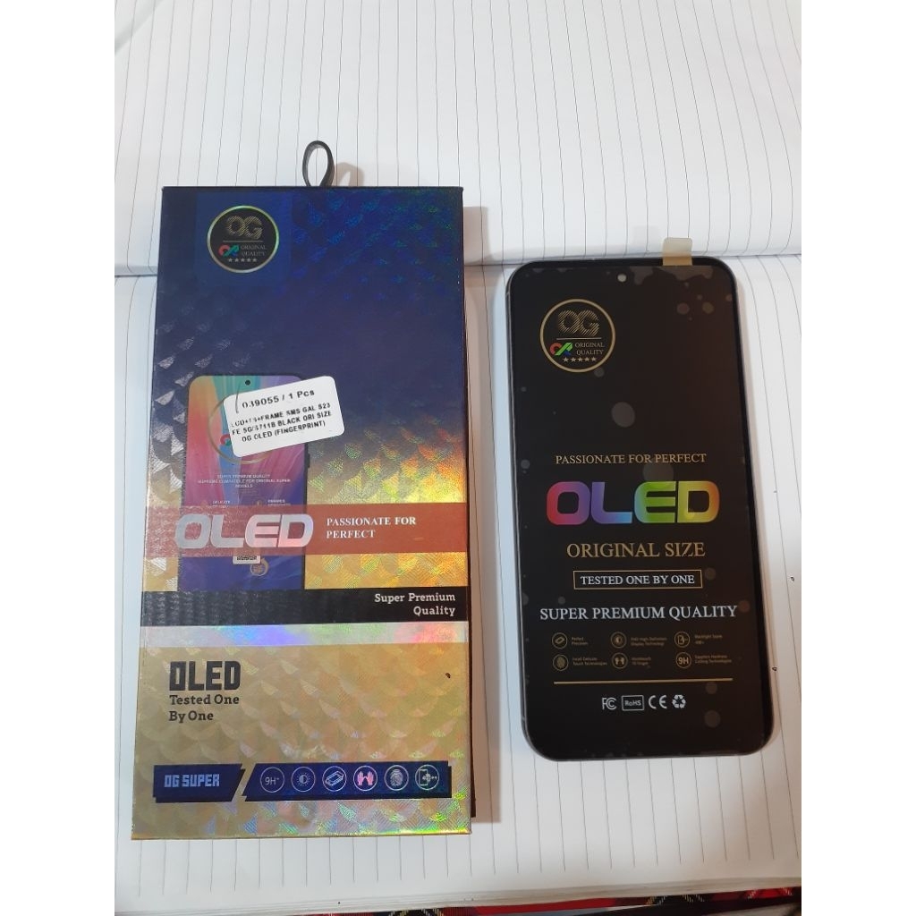 Jual LCD+TS+FRAME SAMSUNG GALAXY S23 FE 5G/S711B BLACK ORI SIZE OG OLED ...