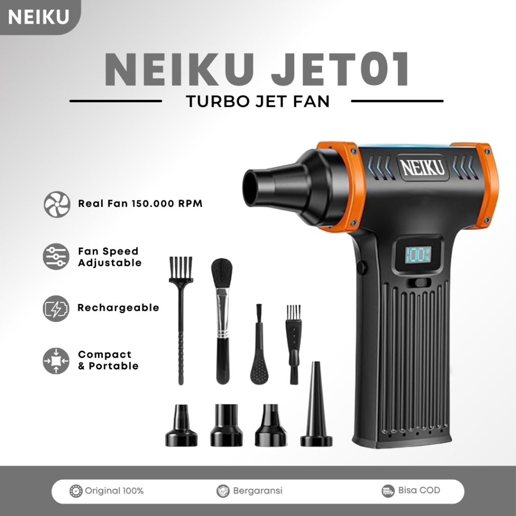 Jual Neiku JET01 Turbo Jet Fan 150.000 Rpm Blower Pembersih Debu ...