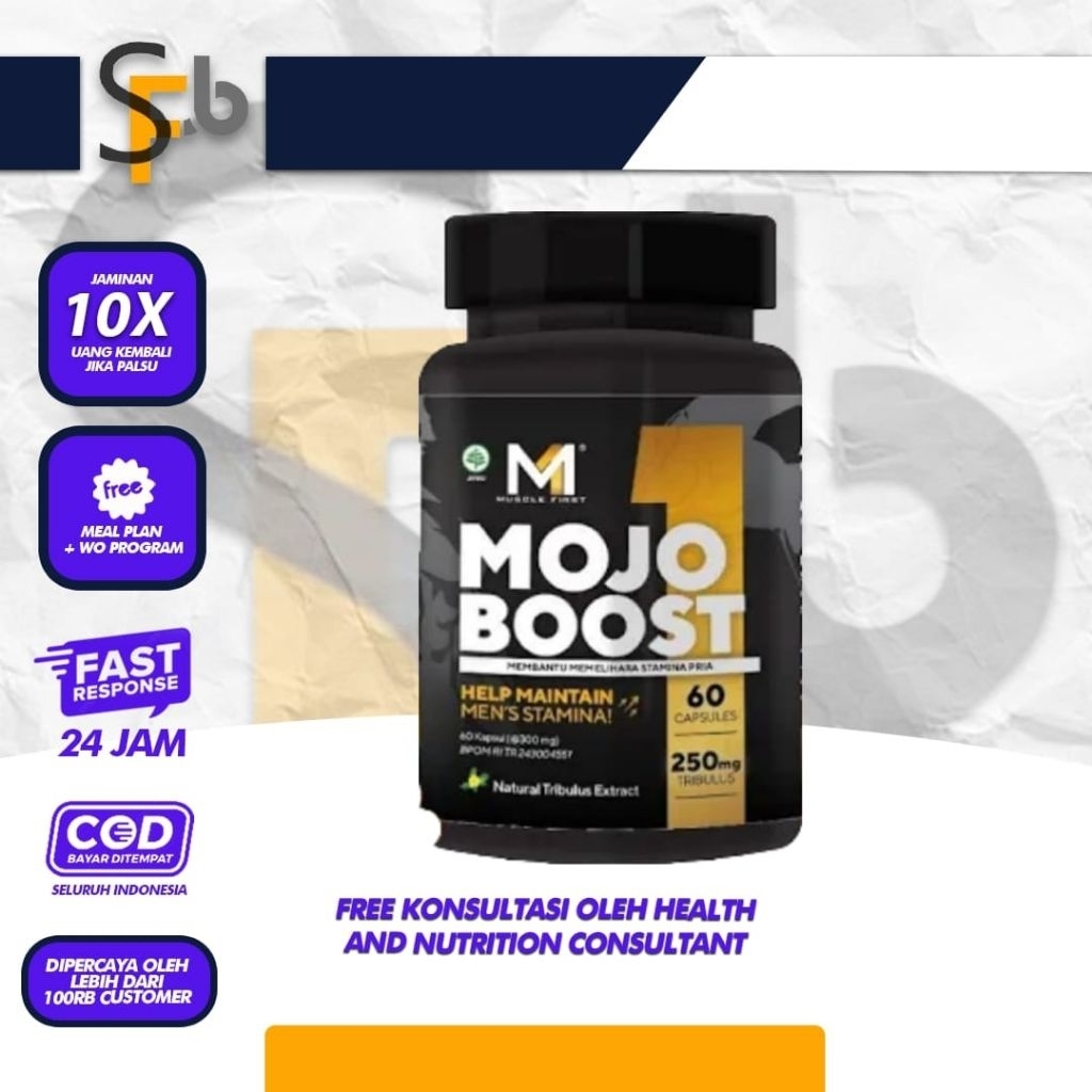 Jual MUSCLE FIRST M1 MOJO BOOST TESTO BOOSTER ALAMI HERBAL 300 MG ...