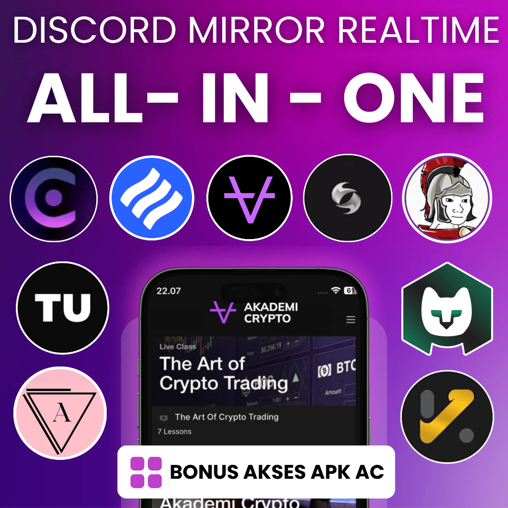 Jual Paket Lengkap ALL IN ONE Crypto Academy (Akademi Crypto, Trade ...