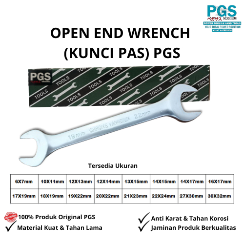 Jual PGS OPEN END WRENCH (KUNCI PAS) | Shopee Indonesia