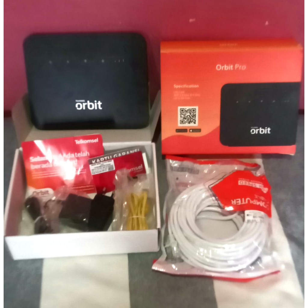 Jual Orbit Pro Modem + Kabel LAN CAT6 (10m) | Shopee Indonesia