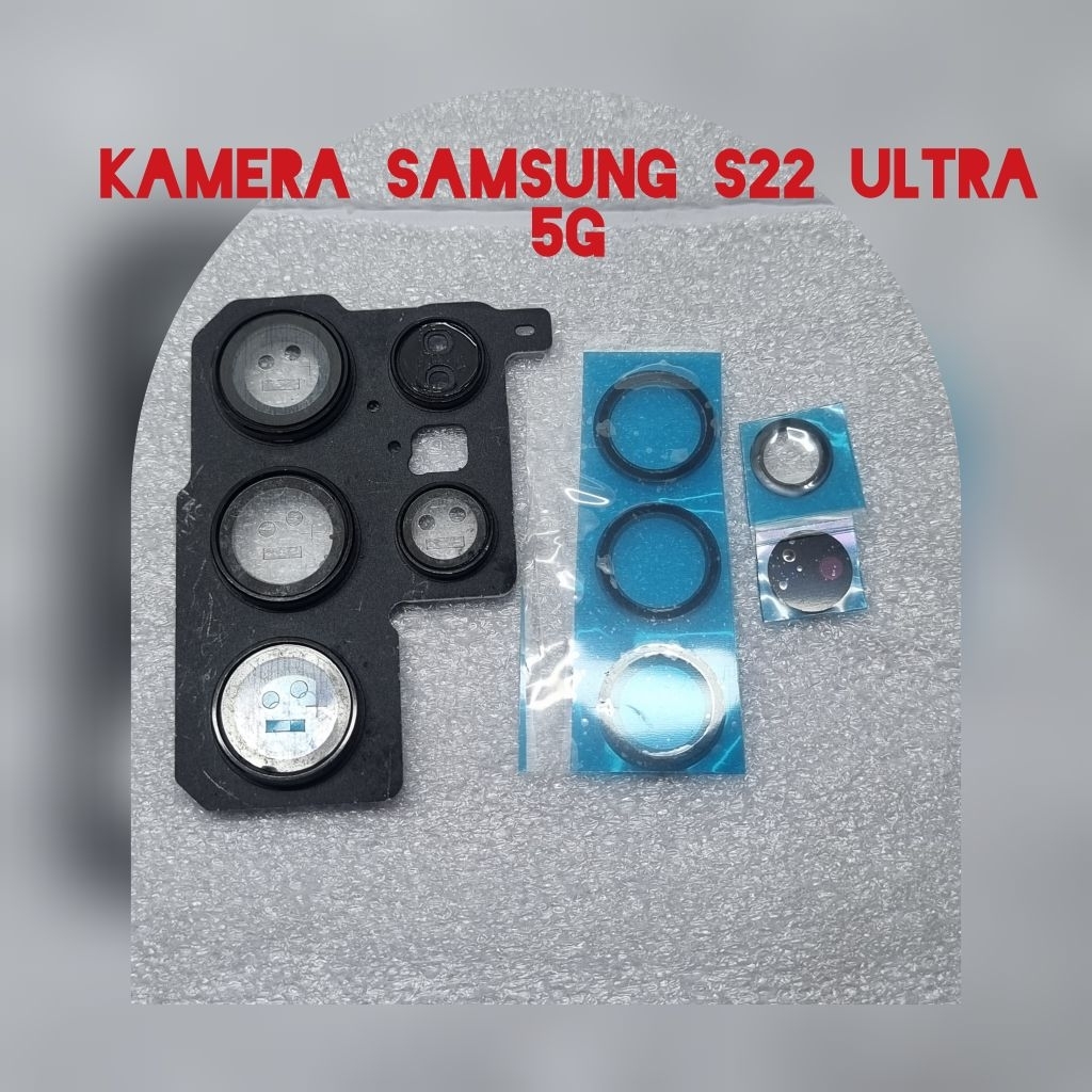 Jual Kaca Kamera + Frame + Ring Kamera Samsung S22 Ultra Fullset ...