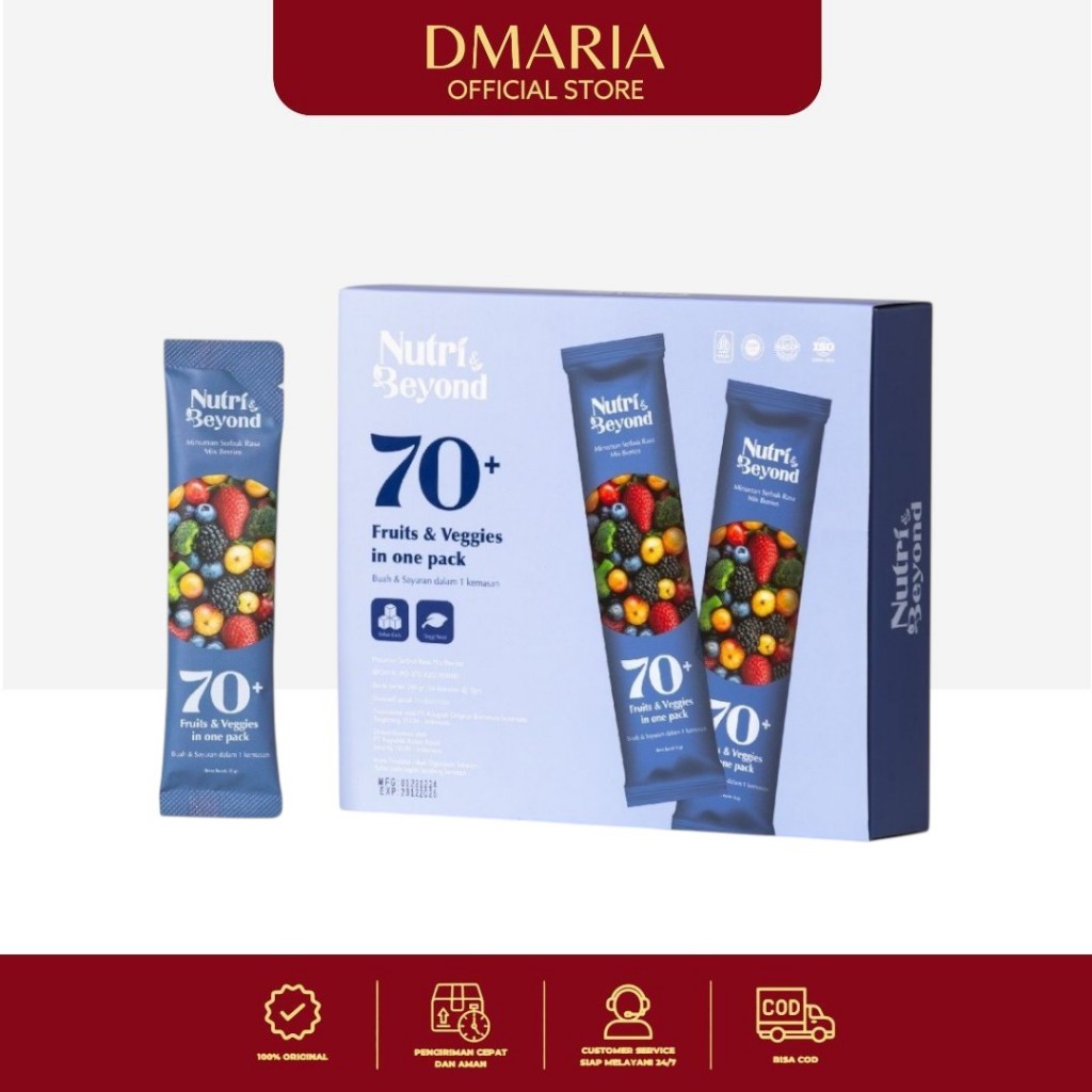 Jual Nutri & Beyond Fiber Drink dengan Buah dan Sayur Rasa Mixberry 1 ...