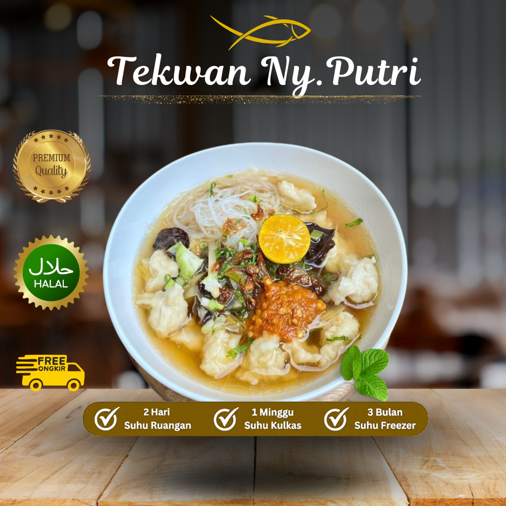 Jual Tekwan Paket Lengkap Khas Palembang | Tekwan Premium Ny putri ...
