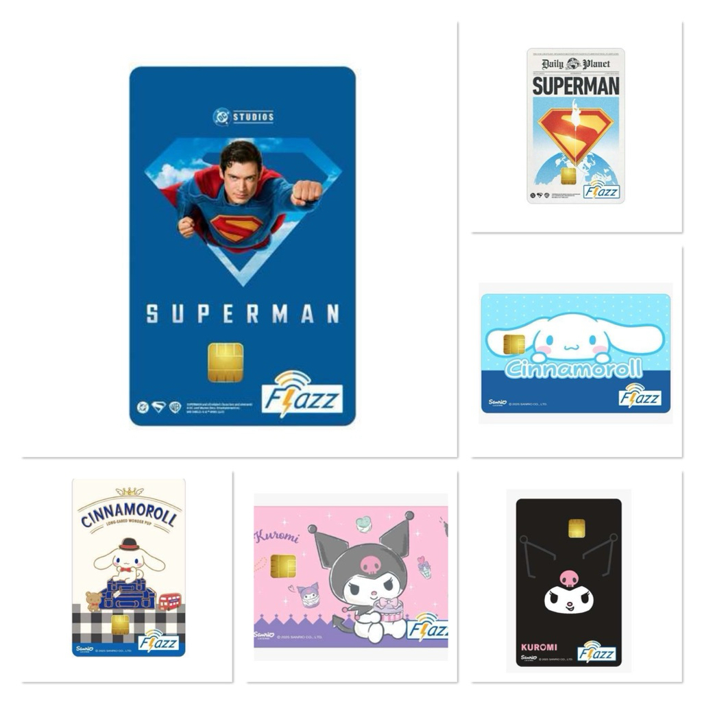 Jual Kartu Flazz Limited Edition Doraemon Superman Kuromi Cinamonroll ...
