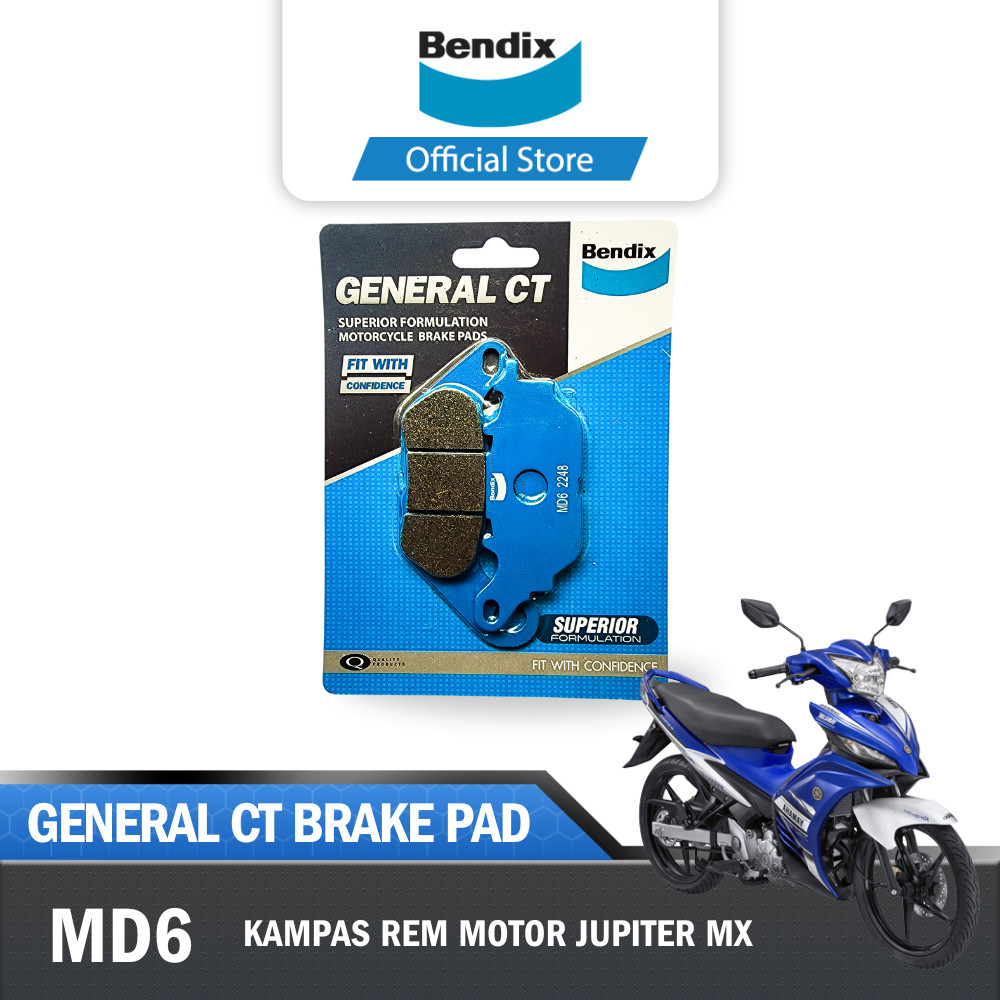 Jual Bendix Kampas Rem Depan Cakram Brake Pad Motor Yamaha Jupiter MX ...