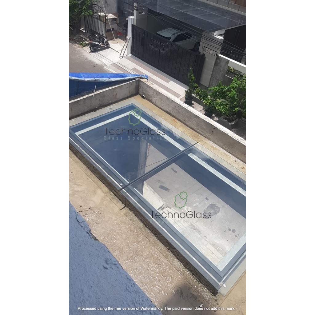 Jual Skylight Kaca Tempered / Kanopi Skylight / Kanopi Rangka Besi ...
