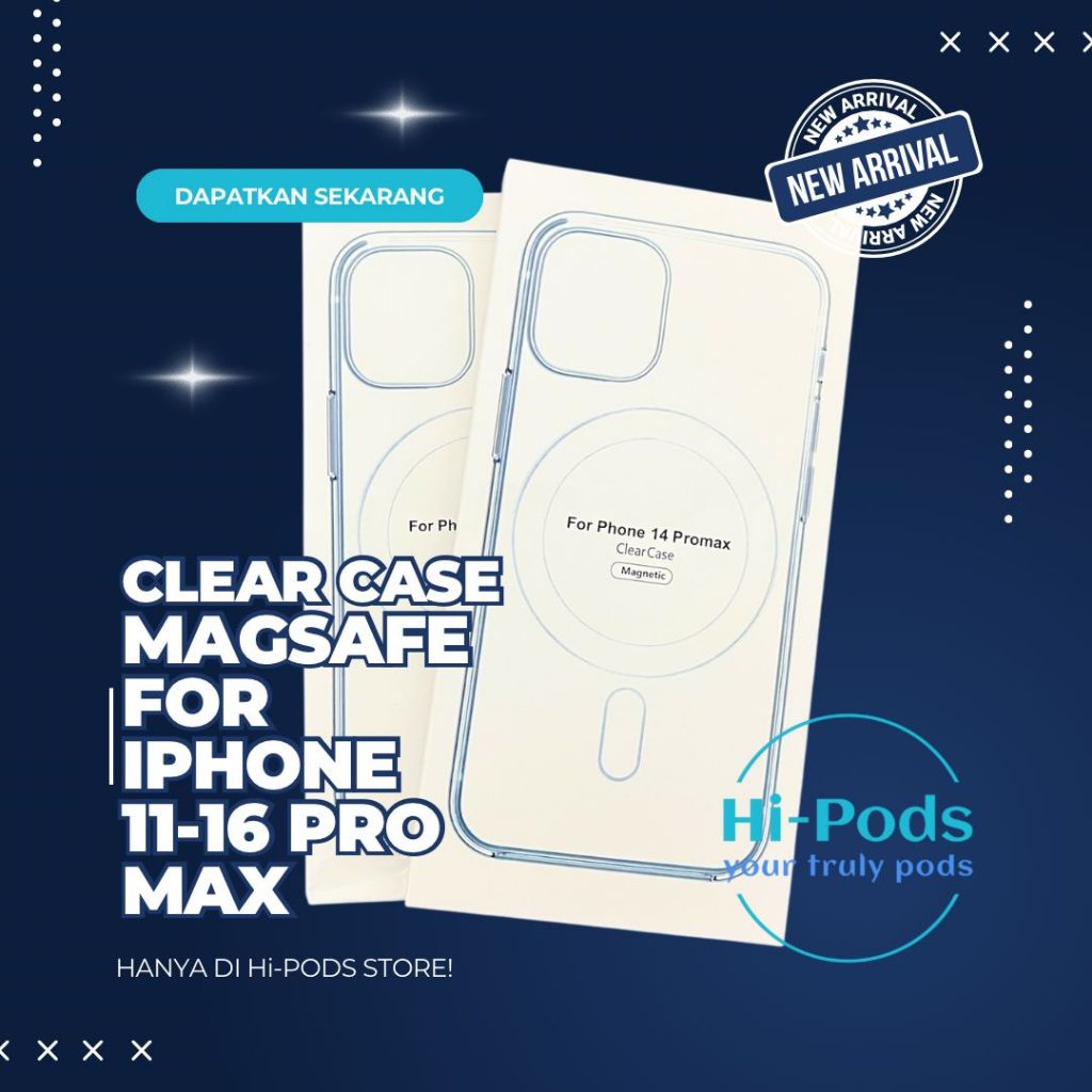 Jual CLEAR CASE MAGSAFE FOR IPHONE 11/12/13/14/15/16 E PLUS PRO MAX ...