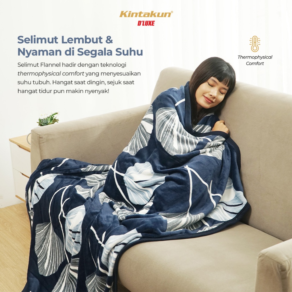 Jual Kintakun Selimut Bulu Flannel 160x200 Lembut Nyaman Bulu Polyester ...