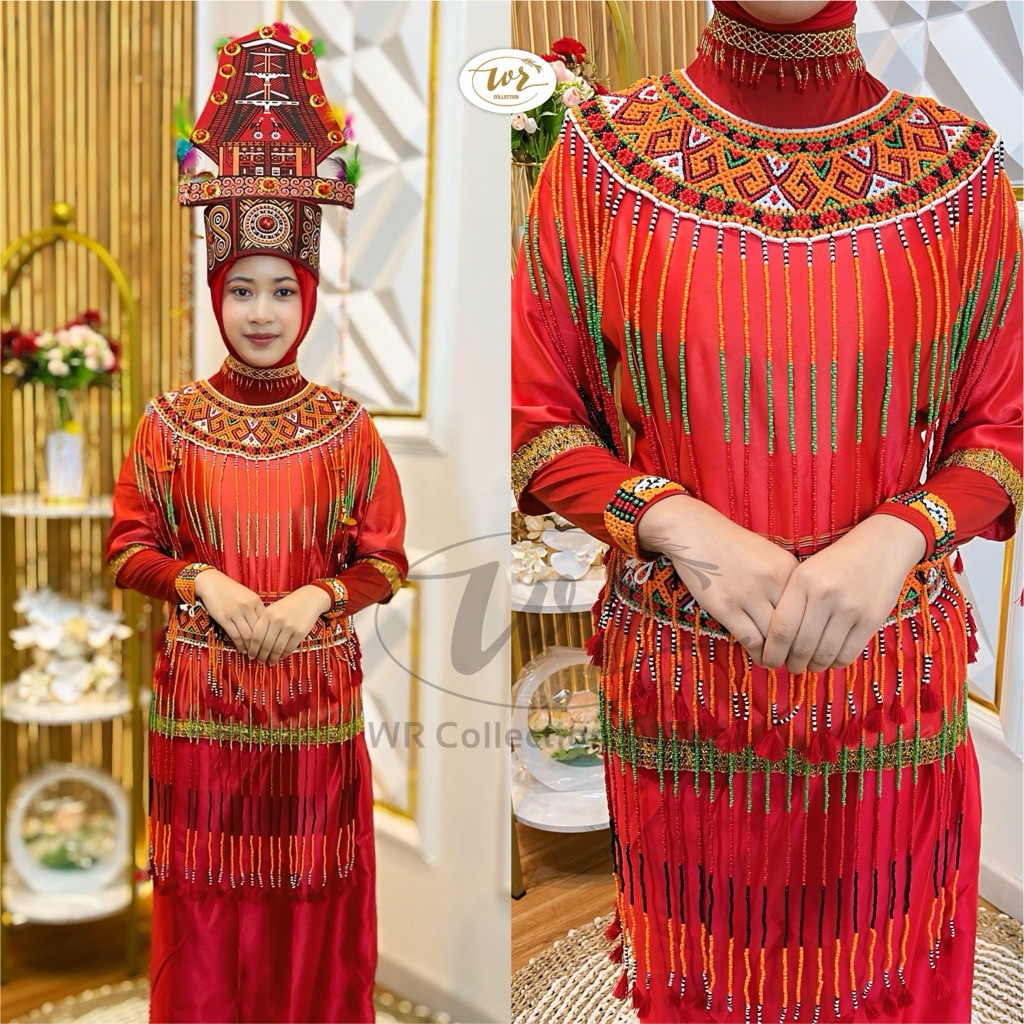 Jual SET ASLI AKSESORIS ADAT TORAJA DEWASA / Kandaure Tari Toraja ...
