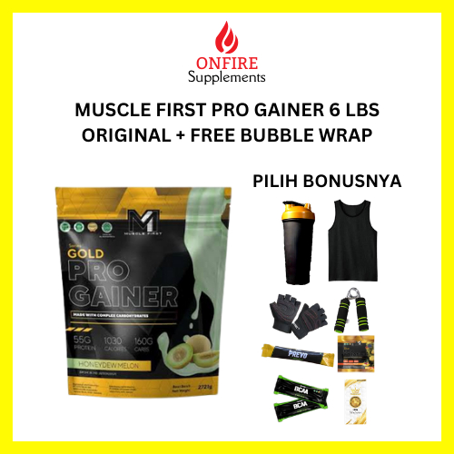 Jual Muscle First M1 Pro Gainer 6lbs / 2700gr 11 Servings Suplemen ...