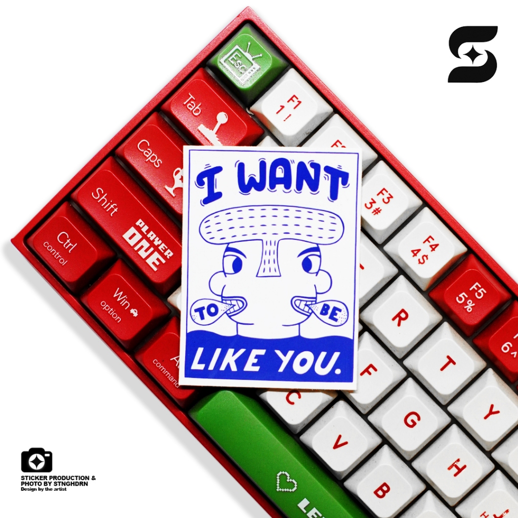 Jual STICKER I WANT TO BE LIKE YOU DESIGN | Shopee Indonesia