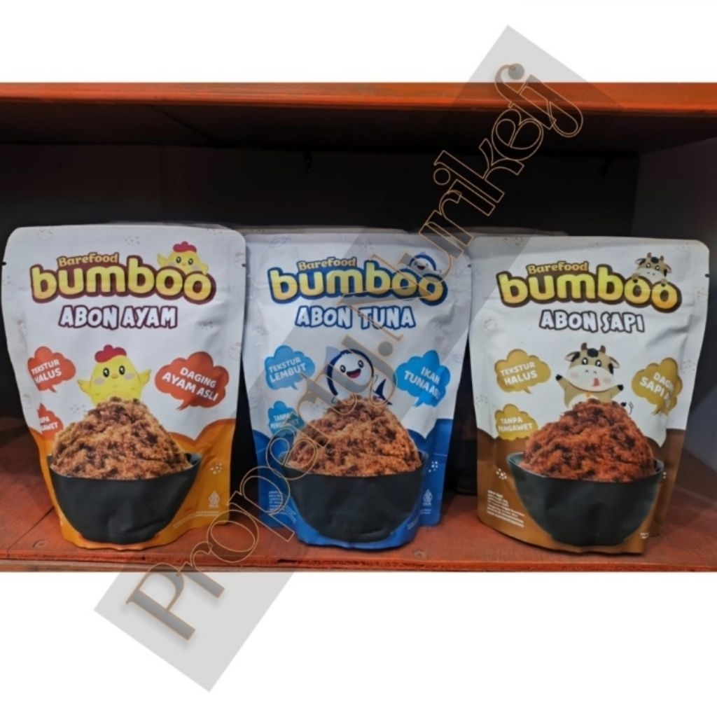 Jual BareFood Bumboo Kids Abon Tuna / Abon Sapi / Abon Ayam | Shopee ...