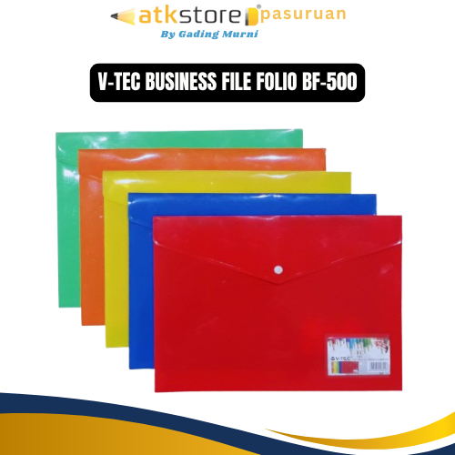 Jual V-tec Action Case Folder Map File Kancing Transparant VT CB 809 ...