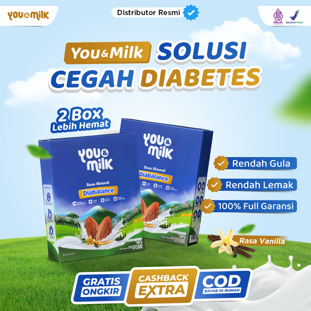 Jual [TERMURAHHH] SUSU YOU & MILK - Bebas Gula Rendah Lemak Ampuh Atasi ...